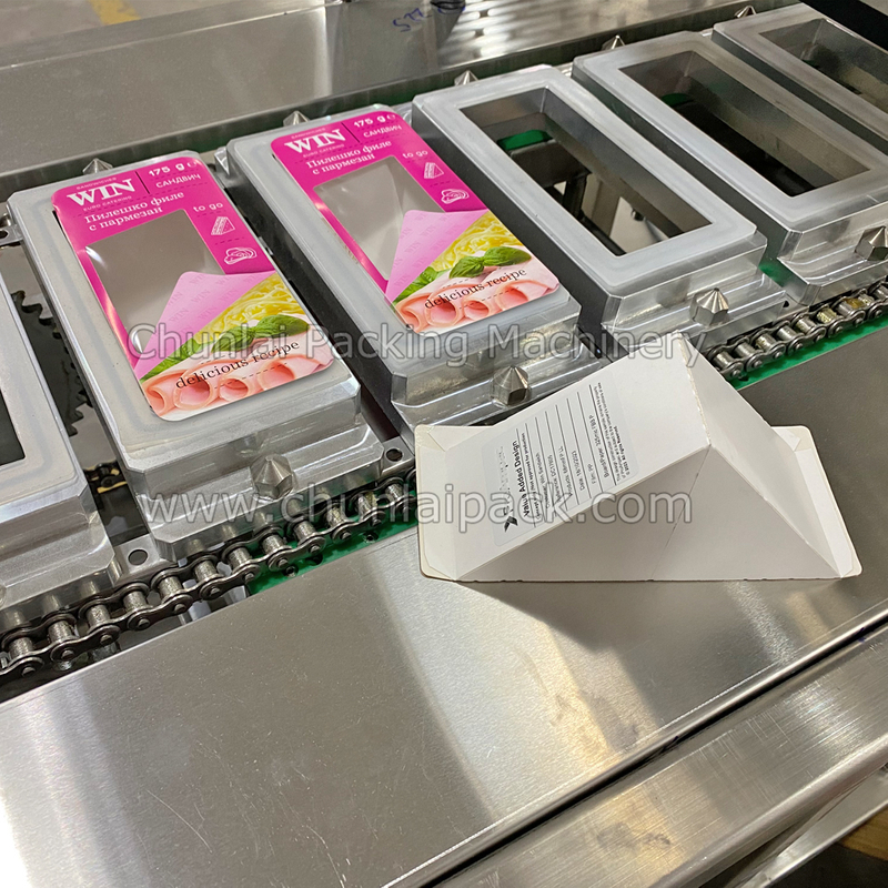 Sandwich Triangular Cardboard Paper Box Sealing Machine from China ...